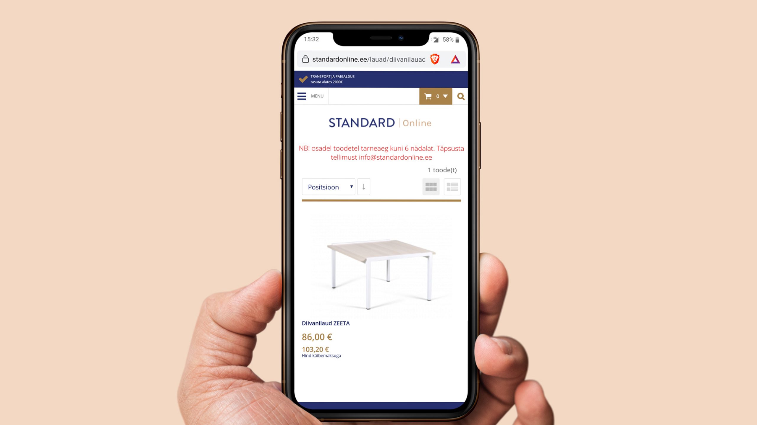 Standard Online Webshop - Voolar Branding Agency